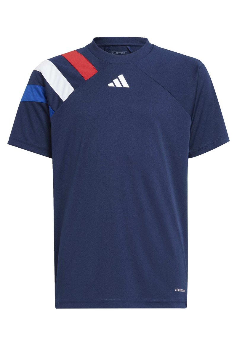 adidas Performance FORTORE - Triko s potiskem - team navy blue team ...