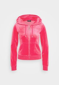 Juicy Couture SCATTER ROBERTSON HOODIE - Sweatjacke - pink - Zalando.de