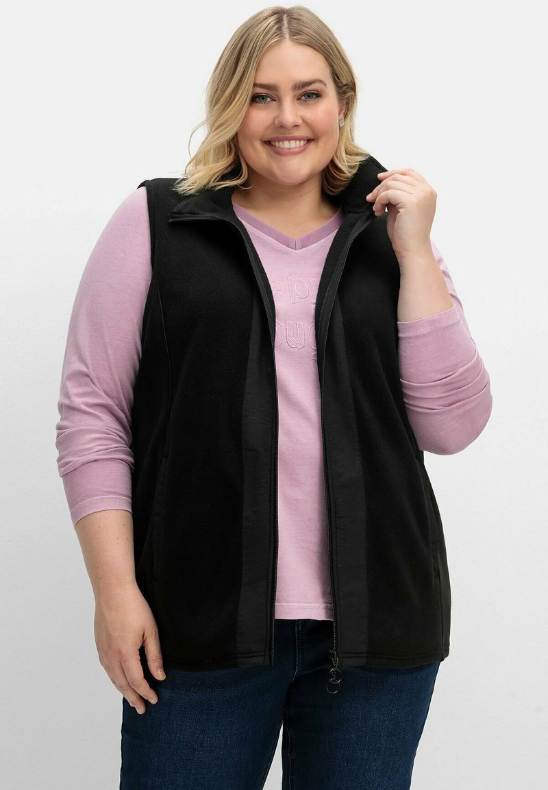 Sheego Weste - schwarz - Zalando.de