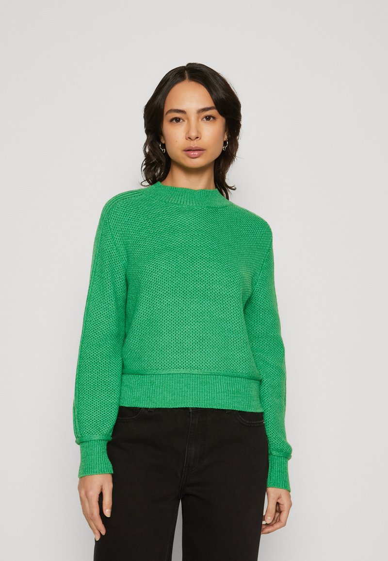 Vero Moda Petite VMLINDE O NECK - Pullover - bright green/vert - ZALANDO.FR