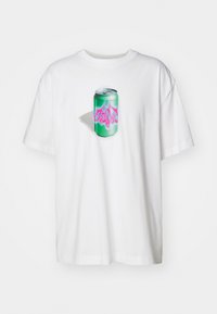 Weekday T-shirt z nadrukiem/biały - Zalando.pl