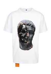 Forgotten Faces SLICED TEE - Nyomott mintás póló - white/fehér - Zalando.hu
