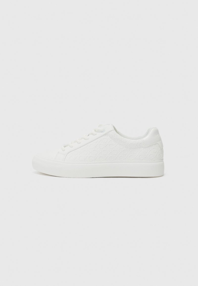 Calvin Klein LACE UP MONO - Baskets basses - triple bright white/blanc ...