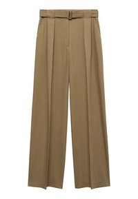 Mango DOBBY - Broek - kaki - Zalando.nl