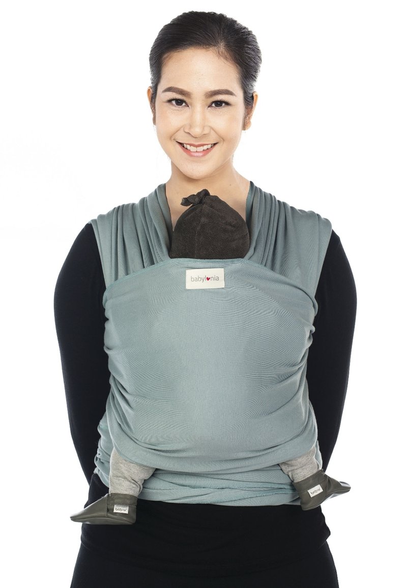 Babylonia DRAAGDOEK MODEL TRICOT SLEN - Babydraagzak - silver blue ...