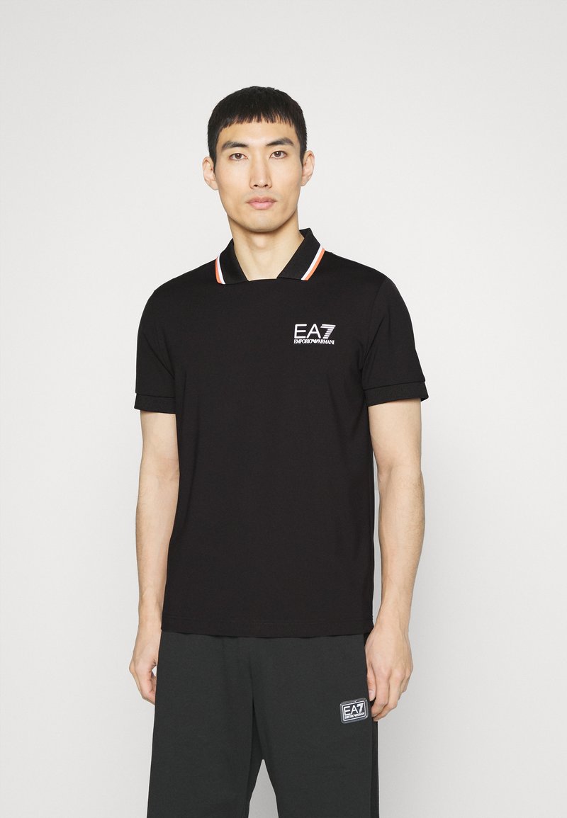 EA7 Emporio Armani Polo - schwarz/noir - ZALANDO.FR