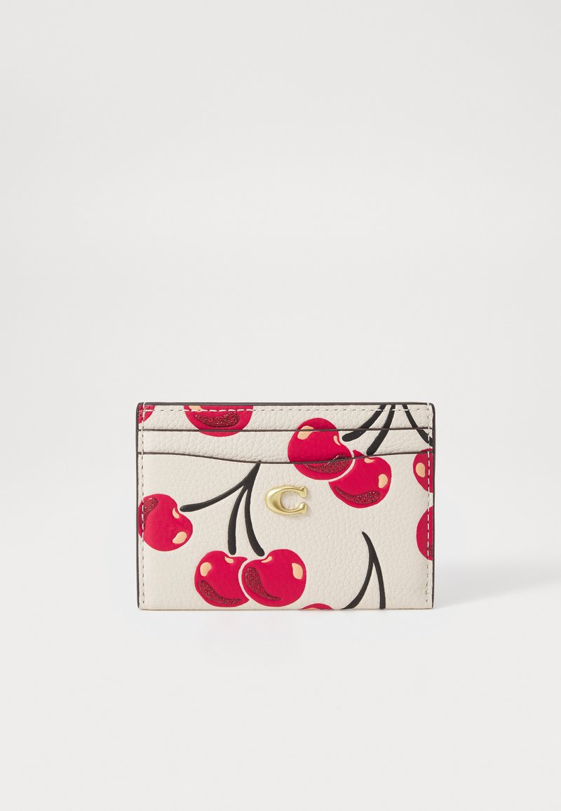 COACH CHERRY ESSENTIAL CARD CASE - Wallet - chalk multi/off-white ...