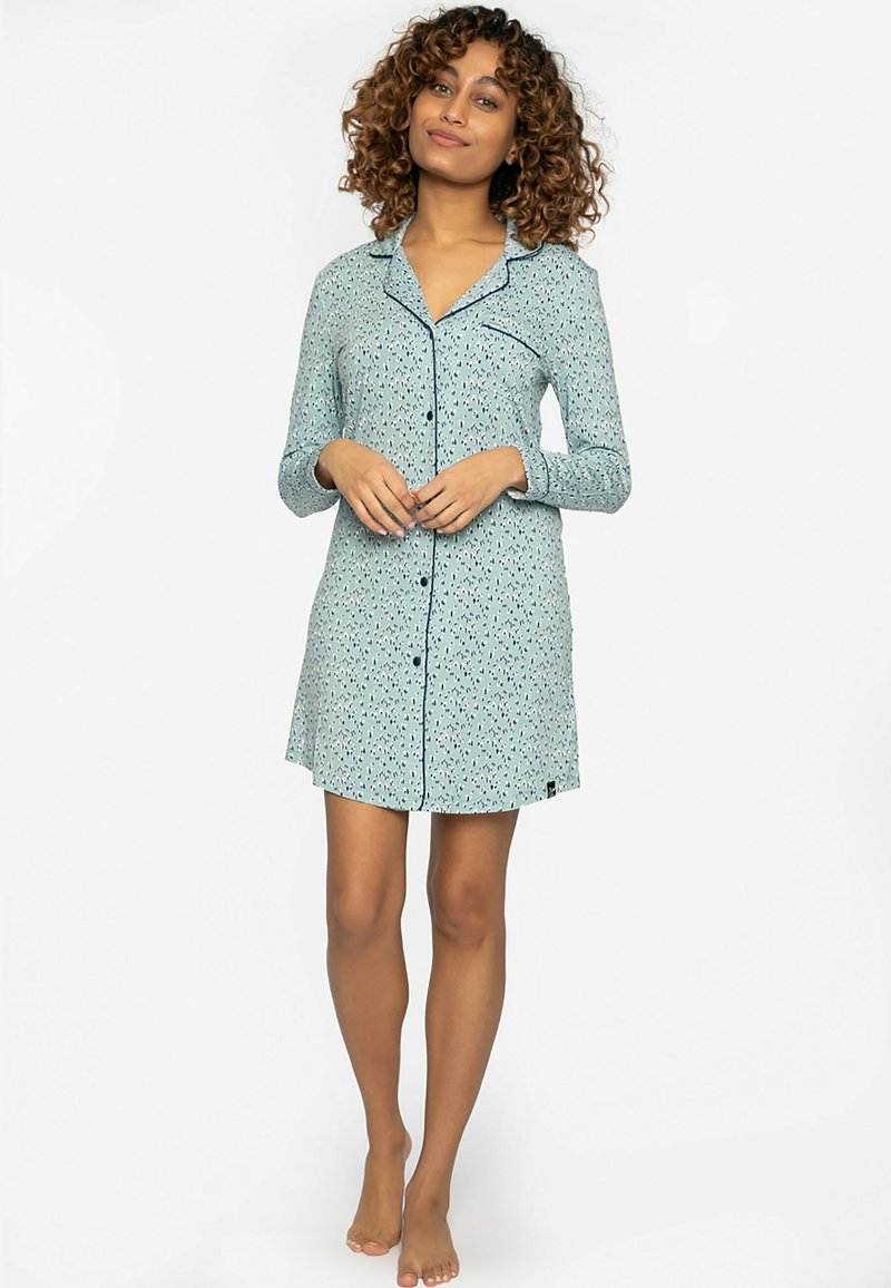 Pretty You London Nightie - heart splash/blue - Zalando.de