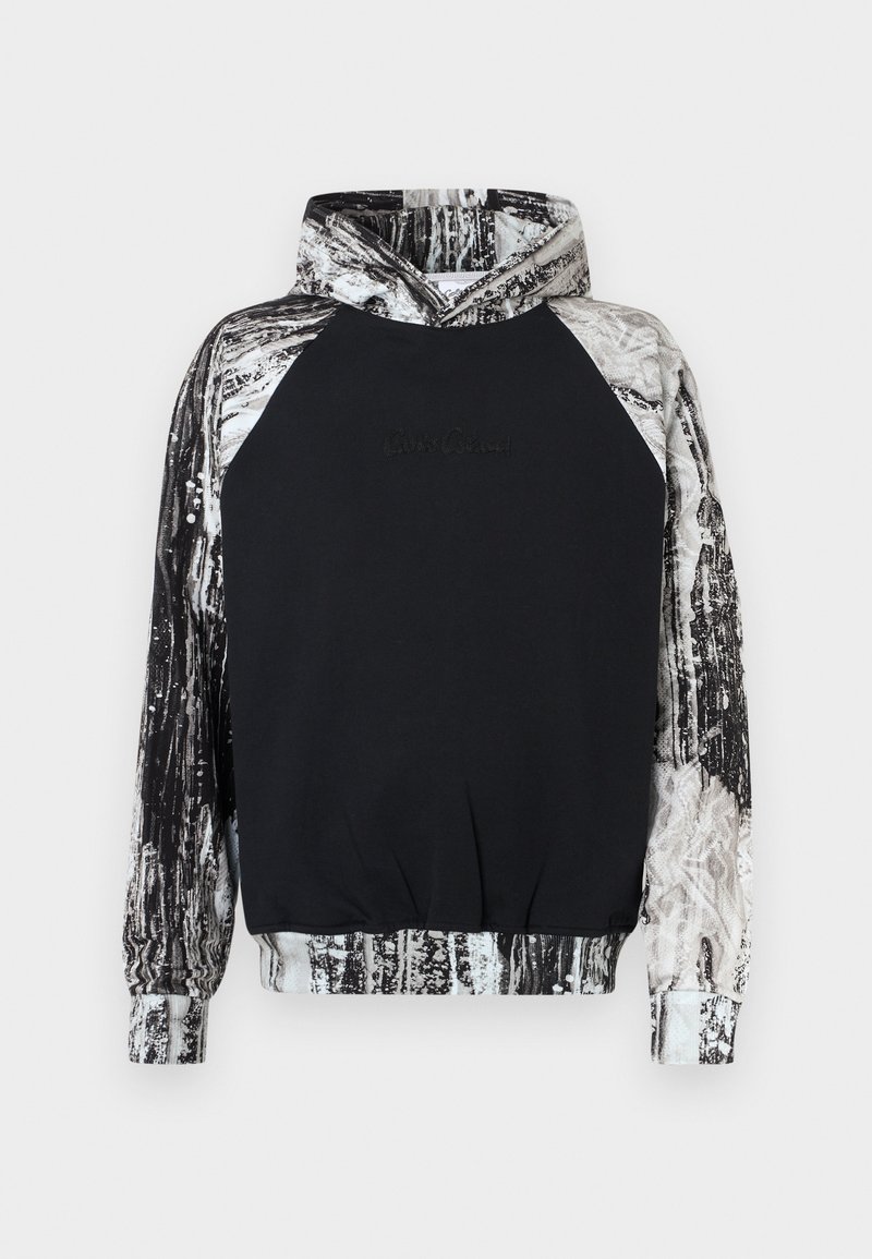 Carlo Colucci DRIP HOODIE - Sweat à capuche - black/grey/noir - ZALANDO