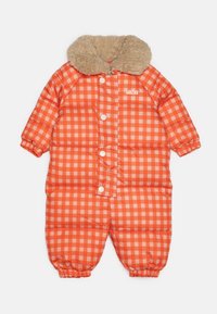 TINYCOTTONS VICHY PADDED OVERALL UNISEX - Skipak - summer red/wild rose ...