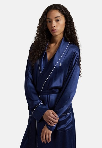 Polo Ralph Lauren HERITAGE - Dressing gown - navy/blue - Zalando