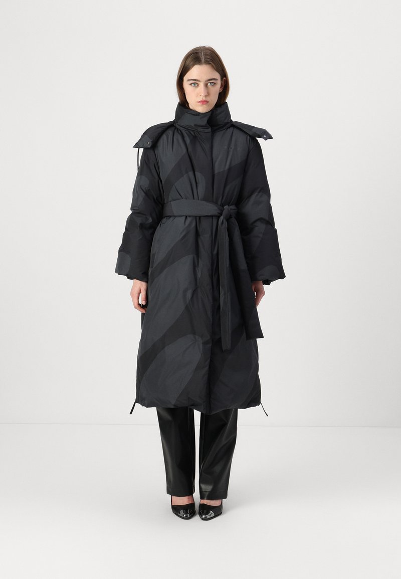 Marimekko SUOJA LINSSI - Down coat - black/grey/black - Zalando.ie