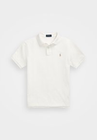 Polo Ralph Lauren CUSTOM SLIM FIT MESH POLO SHIRT - Poloshirt - deckwash white/wit - Zalando.nl