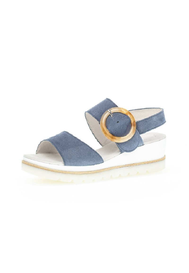 Gabor Platform sandals - blau/blue - Zalando.de