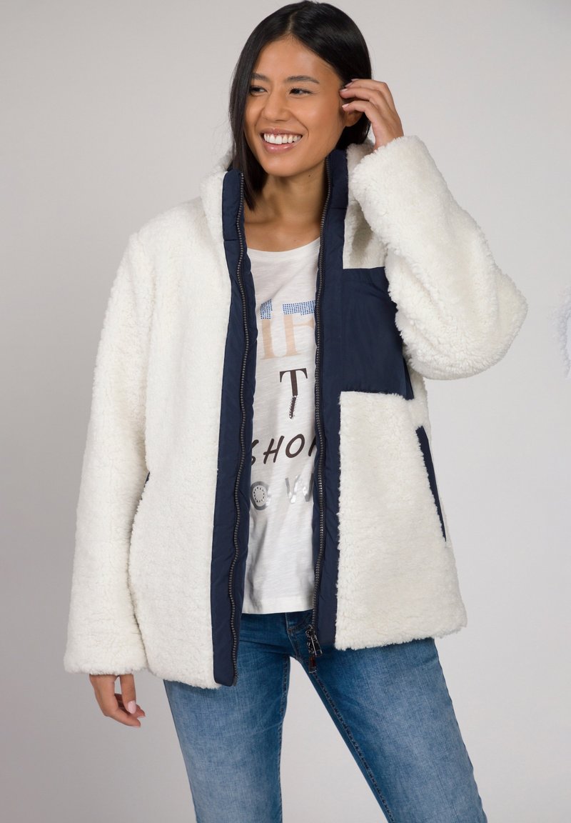 GINA LAURA WENDE DIAMANTSTEPP 2-WEGE-ZIPPER LANGARM - Winterjas ...