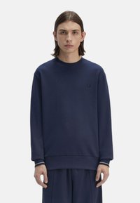 Fred Perry COL ROND - Sweatshirt - tennis blue/bleu - ZALANDO.FR