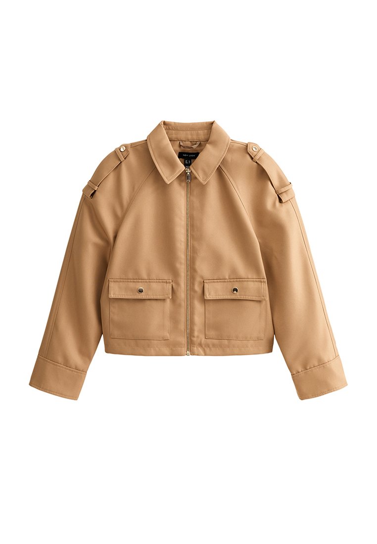 New Look SHORT TRUCKER - Jas - tan - Zalando.nl