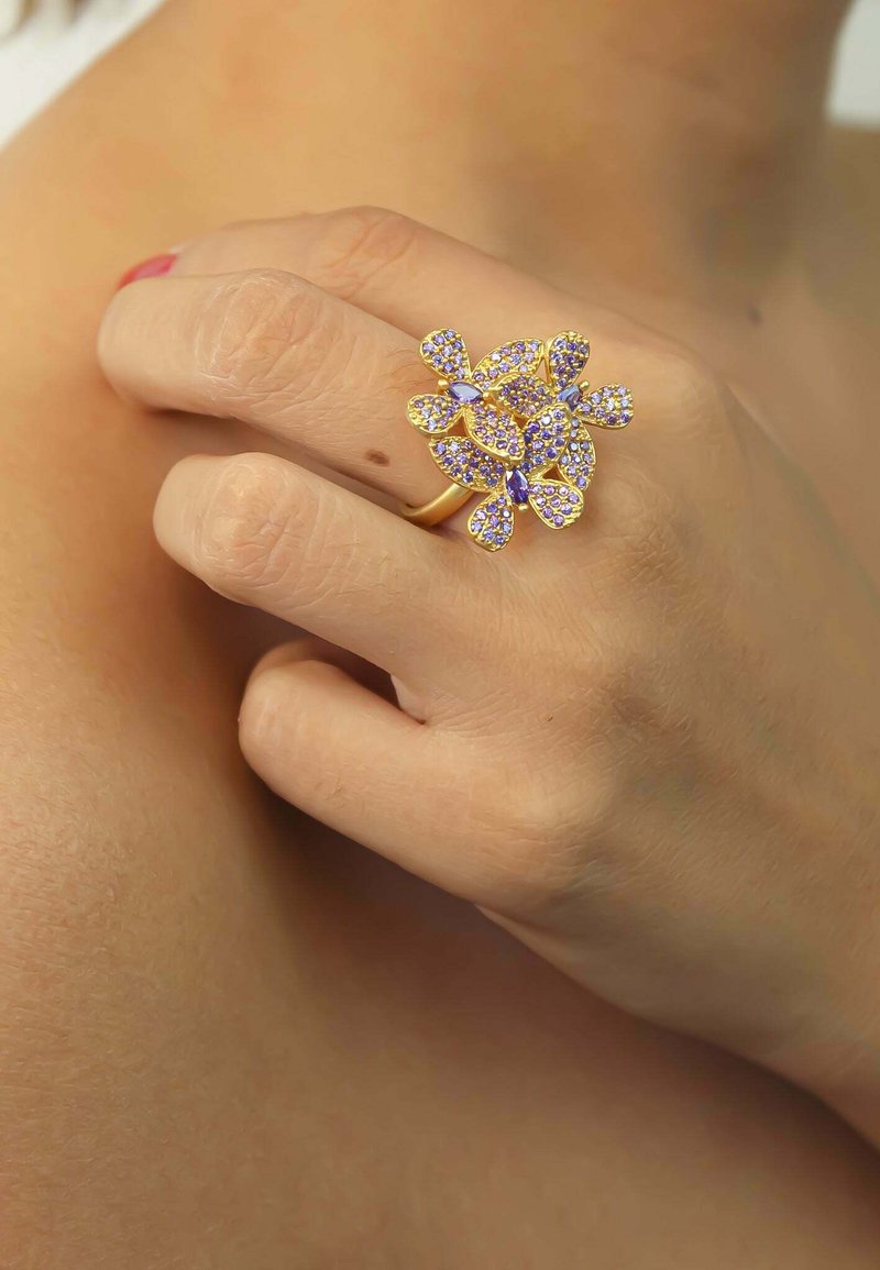 Bombay Sunset AFRICAN - Ring - amethyst/purple - Zalando.ie