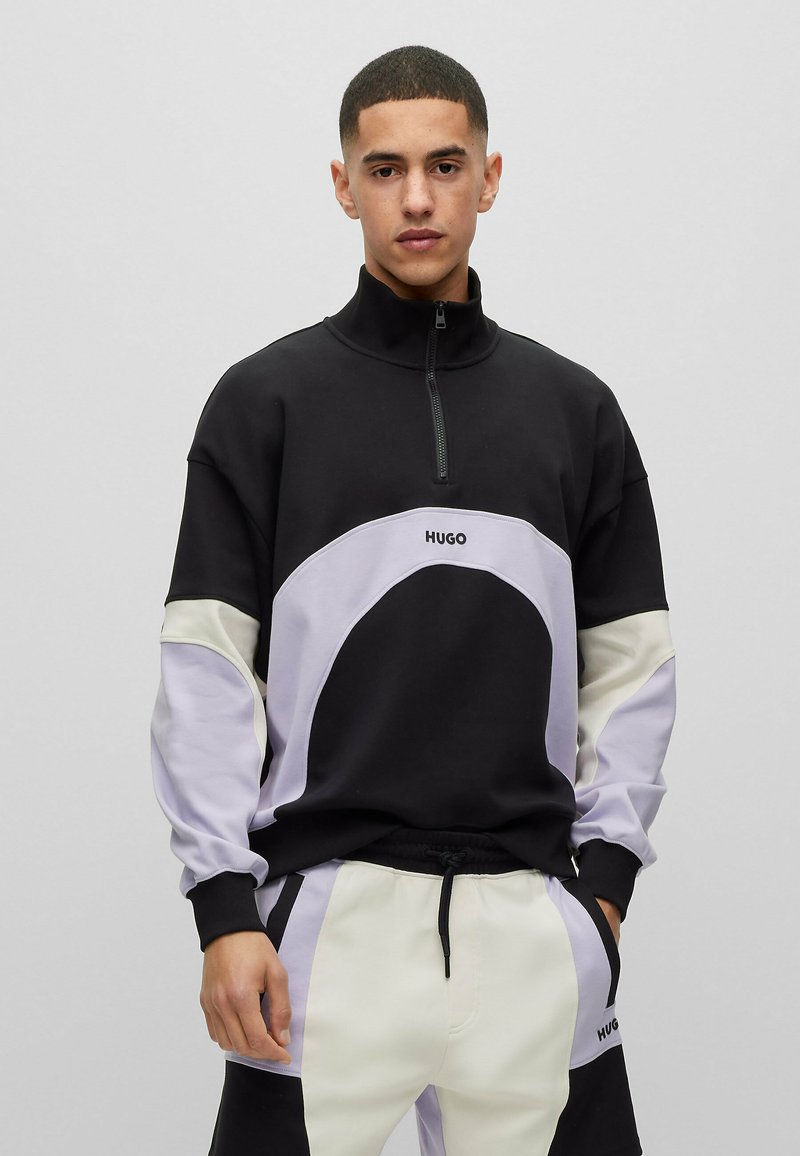 HUGO DANTIAGO - Sweater - black one/zwart - Zalando.nl