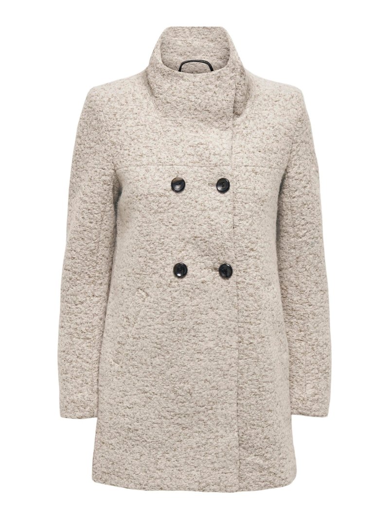 ONLY NEWSOPHIA - Kort kappa / rock - moonbeam/beige - Zalando.se