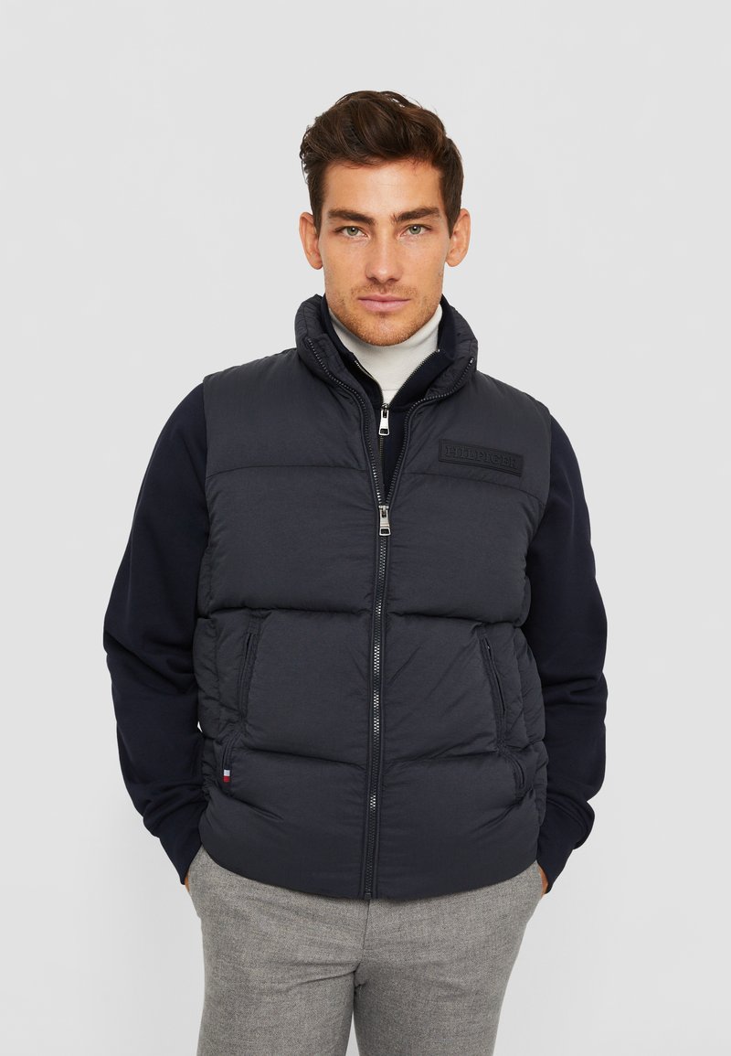 Tommy Hilfiger NEW YORK GILET - Waistcoat - desert sky/dark blue - Zalando.co.uk
