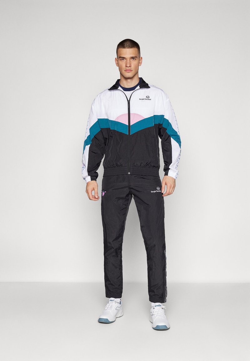 Sergio Tacchini SOLENGO TRACKSUIT SET - Tracksuit - black/pastel ...