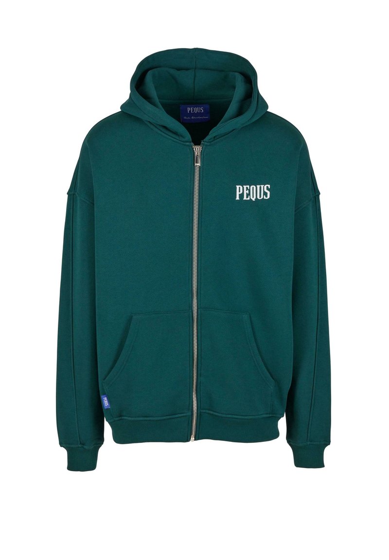PEQUS CHEST LOGO - Kapuzenpullover - sea moss/grün - Zalando