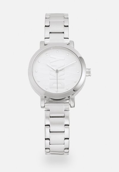 DKNY SOHO BANGLE WATCH - Rannekello - silver-coloured/hopeanvärinen ...