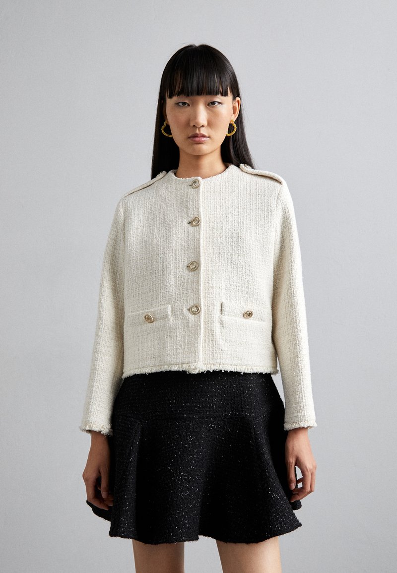 maje VALEXIA - Summer jacket - Ecru/off-white - Zalando