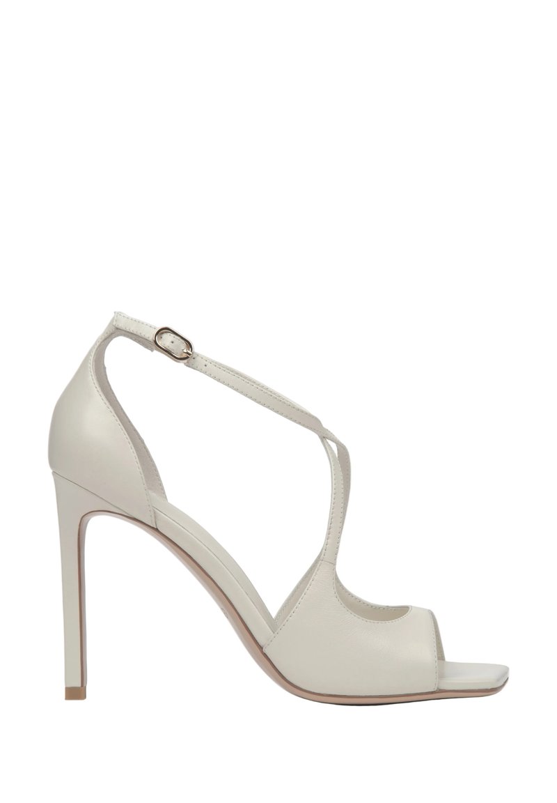 ESTRO JASNOBEŻOWE NAZ OZDOBNYM - High heeled sandals - light beige ...