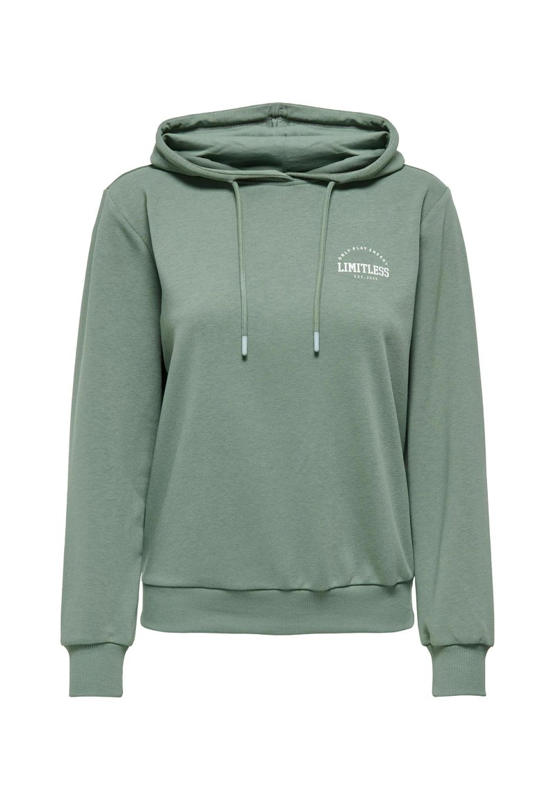 ONLY Play ONPCAVA LIFE HOOD LS LOOSE SWT - Hoodie - laurel wreath ...