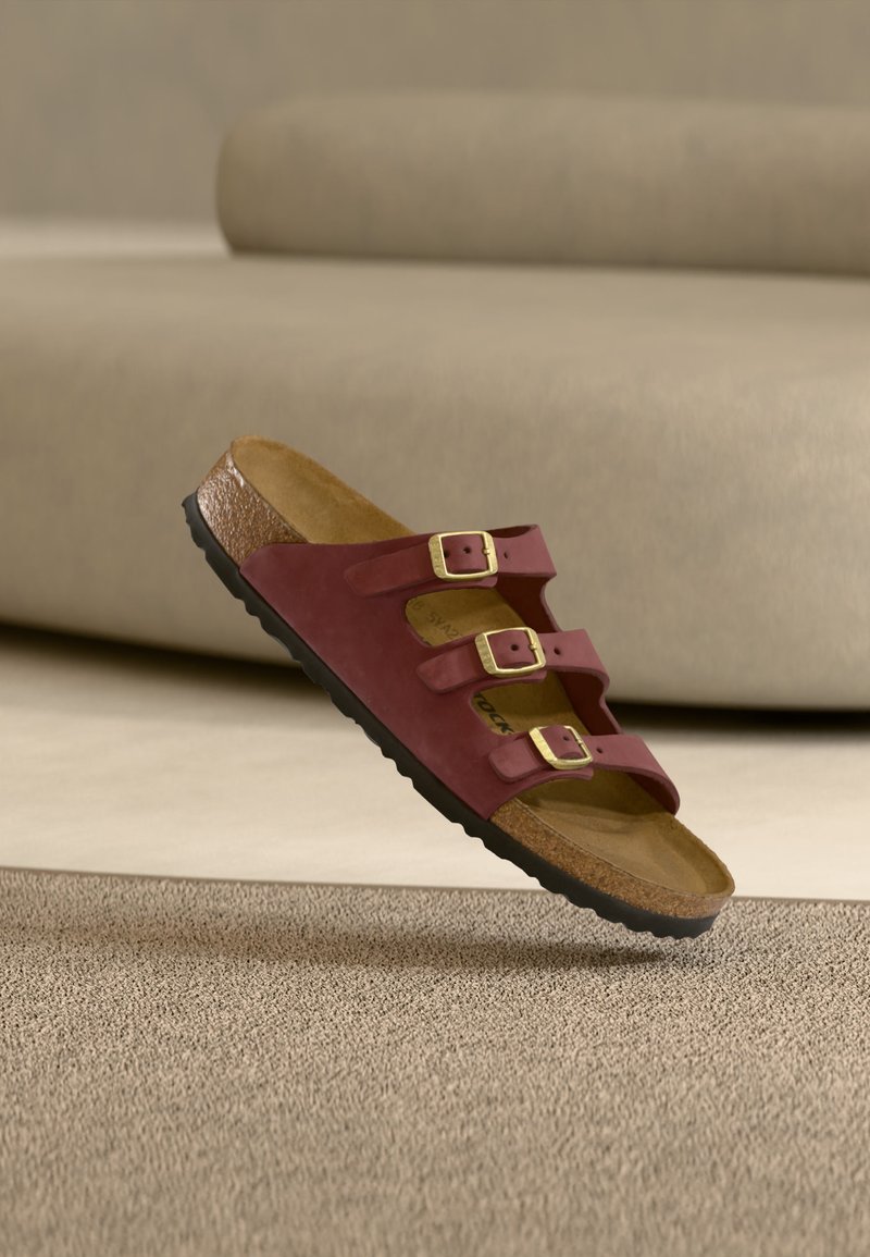 Birkenstock FLORIDA - Mules - zinfandel/mottled bordeaux - Zalando.co.uk