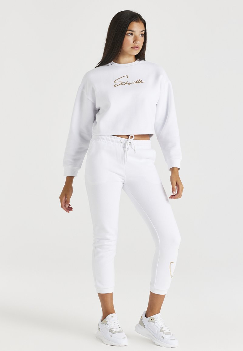 Siksilk Signature Tracksuit Bottoms White Zalando Ie