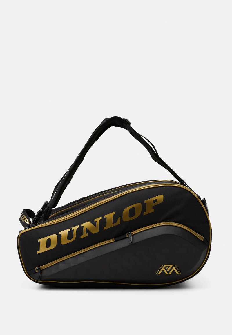 Dunlop PALETERO ELITE UNISEX - Racket bag - black/gold-coloured/moyano ...
