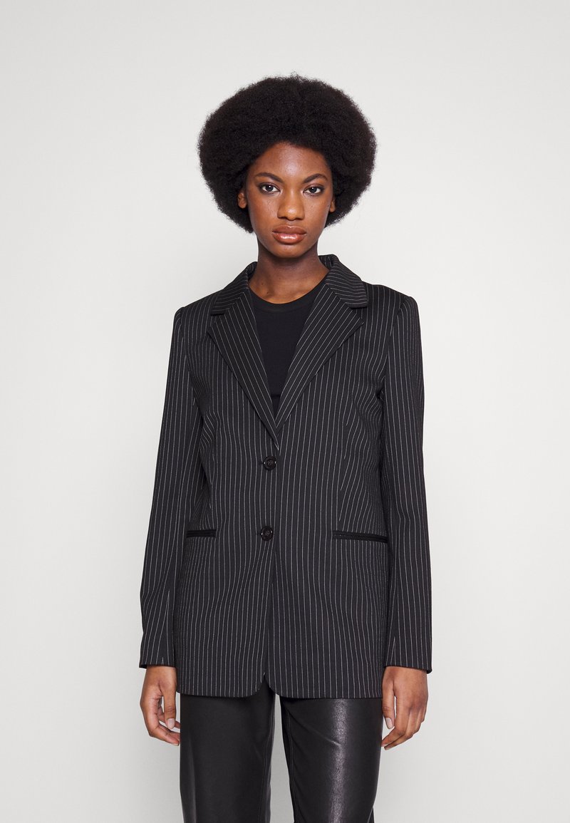 DESIGNERS REMIX ZOE - Blazer - black/white/noir - ZALANDO.CH