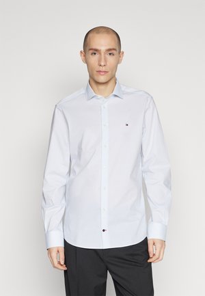 Tommy Hilfiger STRETCH - Chemise - white/classic blue/bleu - ZALANDO.FR