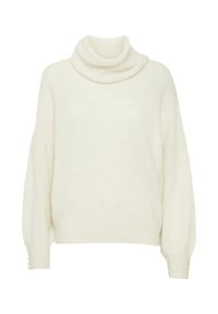 ICHI IHKamara - Pullover - cloud dancer/blanc - ZALANDO.FR