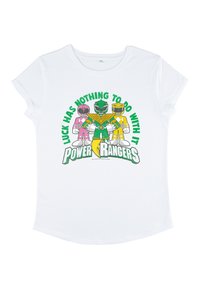 Henry Tiger POWER RANGERS LUCKY RANGERS - T-Shirt print - white/weiß ...