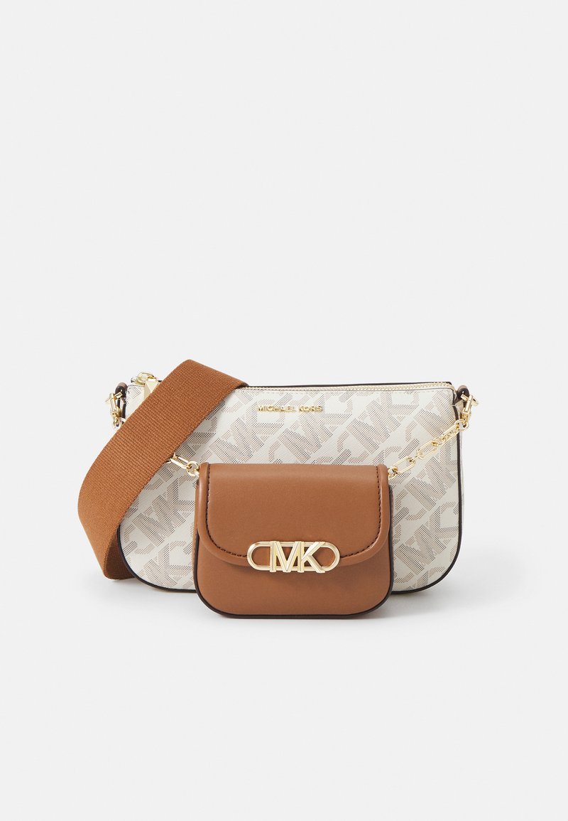 MICHAEL Michael Kors PARKER SWAG CAMERA SET - Across body bag - vanilla ...