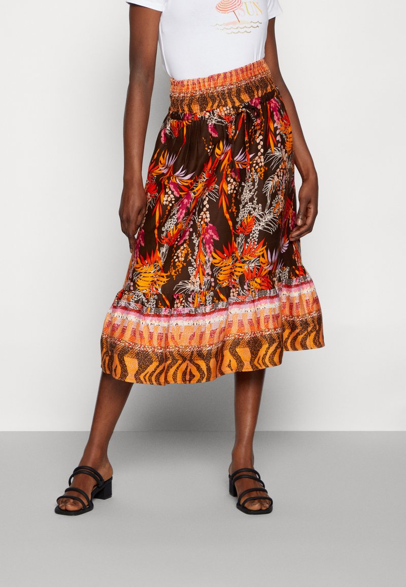 Cream CRWILLOW SKIRT - Maxirock - java tropic/braun - Zalando.at