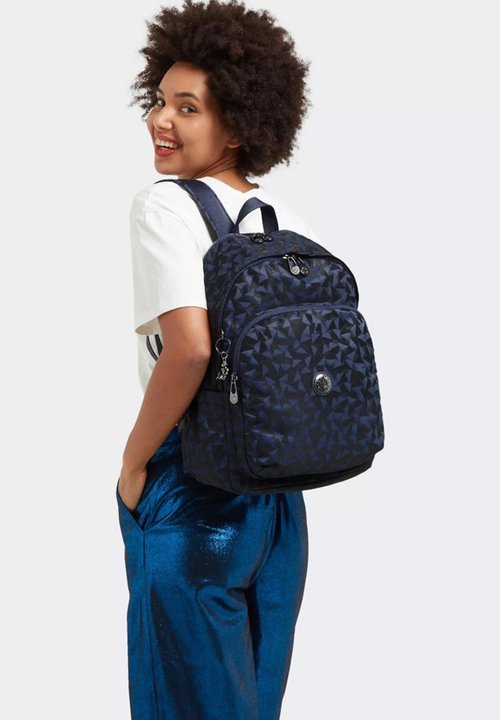 Kipling DELIA MINI - Reppu - endless navy jacquard/royal - Zalando.fi