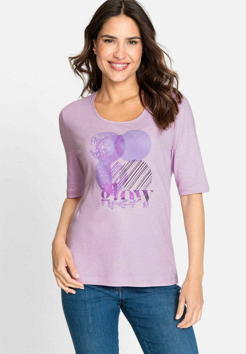 Olsen T-Shirt print - lila - Zalando.de