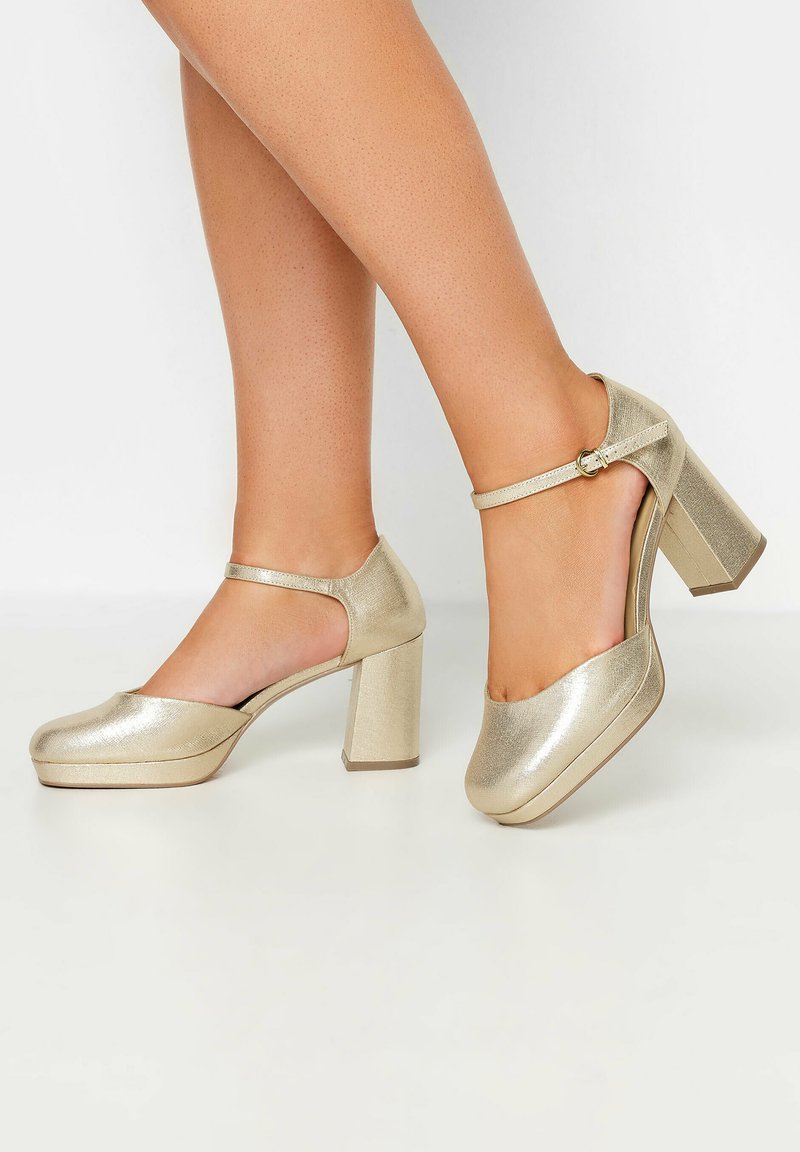 Yours Clothing Escarpins à talons hauts - gold/doré - ZALANDO.FR