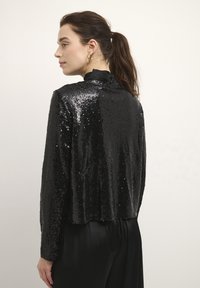 Cream CRCUPID SEQUIN - Blazer - pitch black/svart - Zalando.se