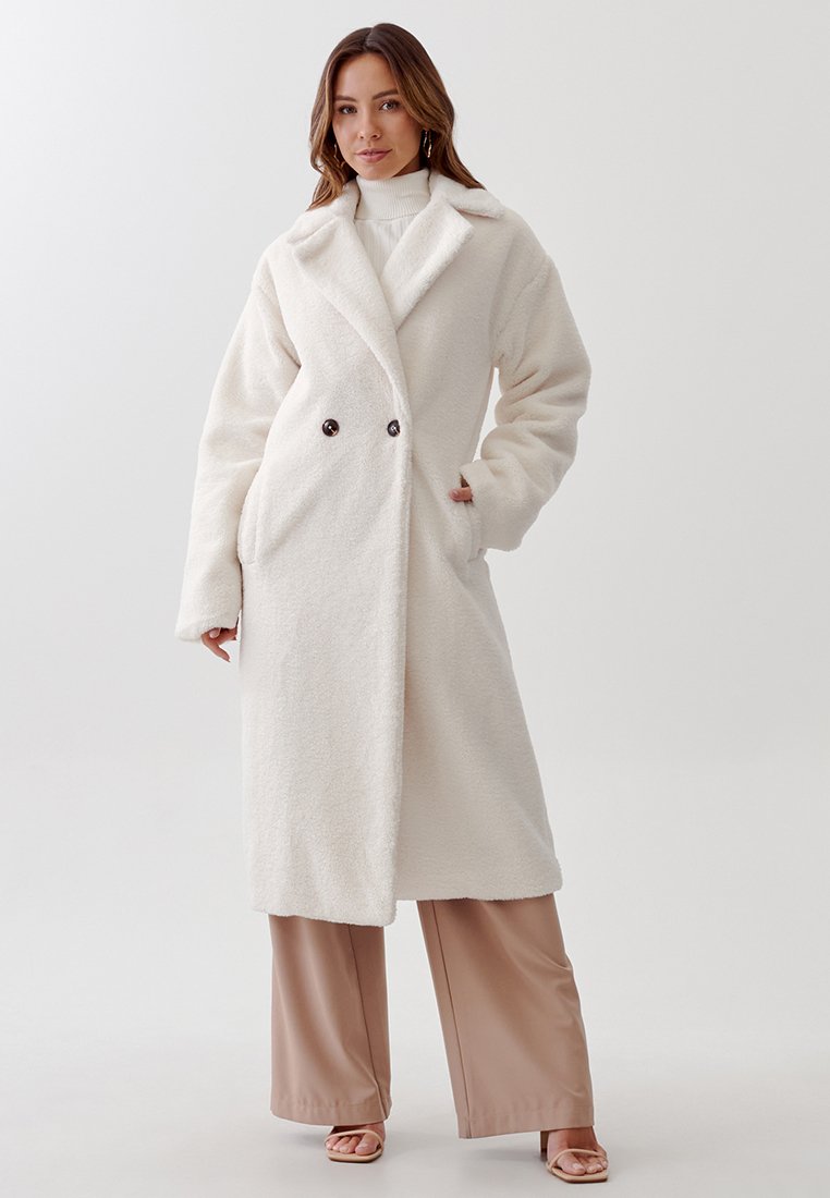 TUSSAH CARLA - Klasikinis paltas - ivory/balta - Zalando.lt