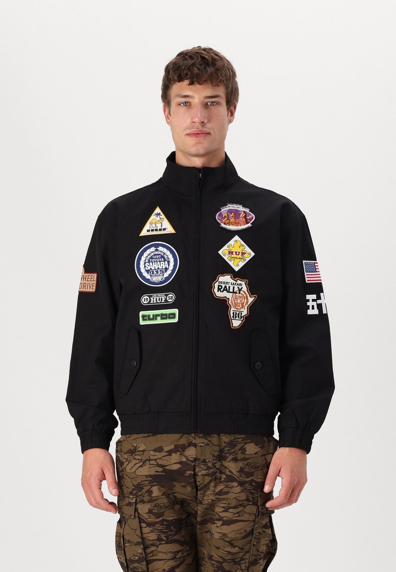HUF OVERLAND TOURING JACKET UNISEX - Light jacket - black - Zalando.co.uk