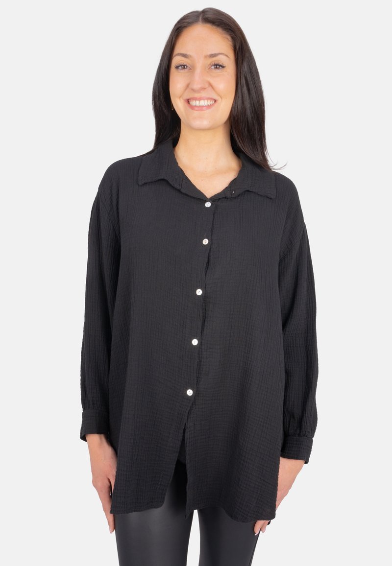 Seasons of April PAMELA MUSSELIN OVERSIZED - Button-down blouse ...