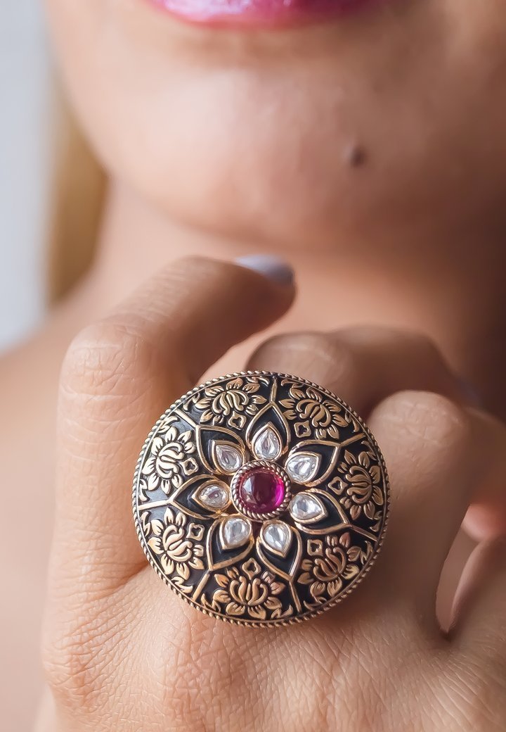 Bombay Sunset Ring - black - Zalando.de