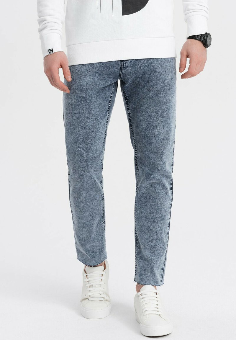 Ombre OM PADP - Slim fit jeans - dark jeans/gemêleerd donkerblauw ...