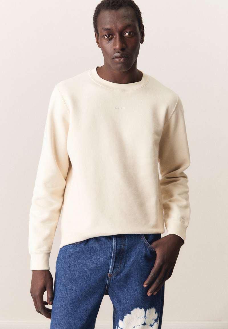 sandro CREWNECK - Sweatshirt - greige/grå - Zalando.no